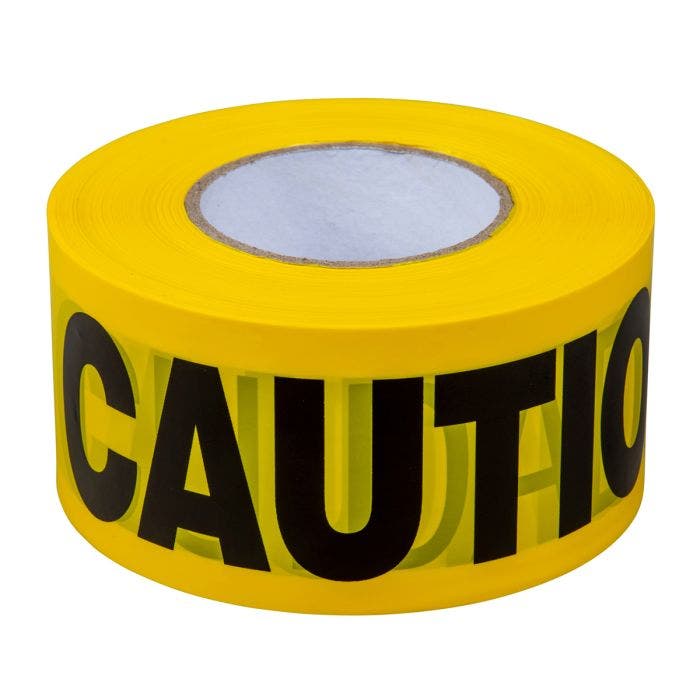 C.H. Hanson CAUTION CONSTRUCTION AREA Barricade Tape - Tulare, CA ...